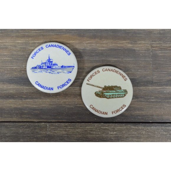 Accessories | Vtg Canadian Forces Pin Lot Battleship Tank Canadiennes ...